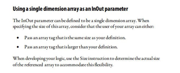 AOI for Different Array Lengths