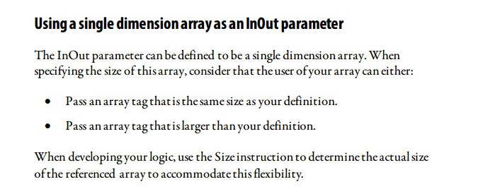 AOI for Different Array Lengths